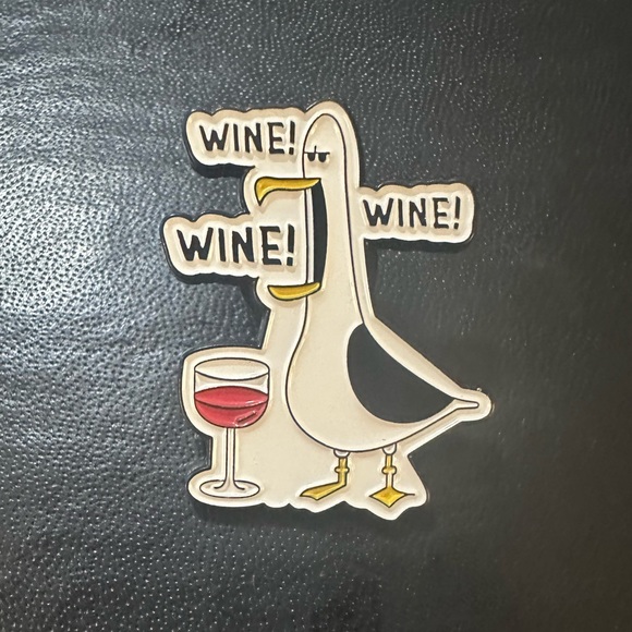 Other | Wine Seagull Pin | Poshmark